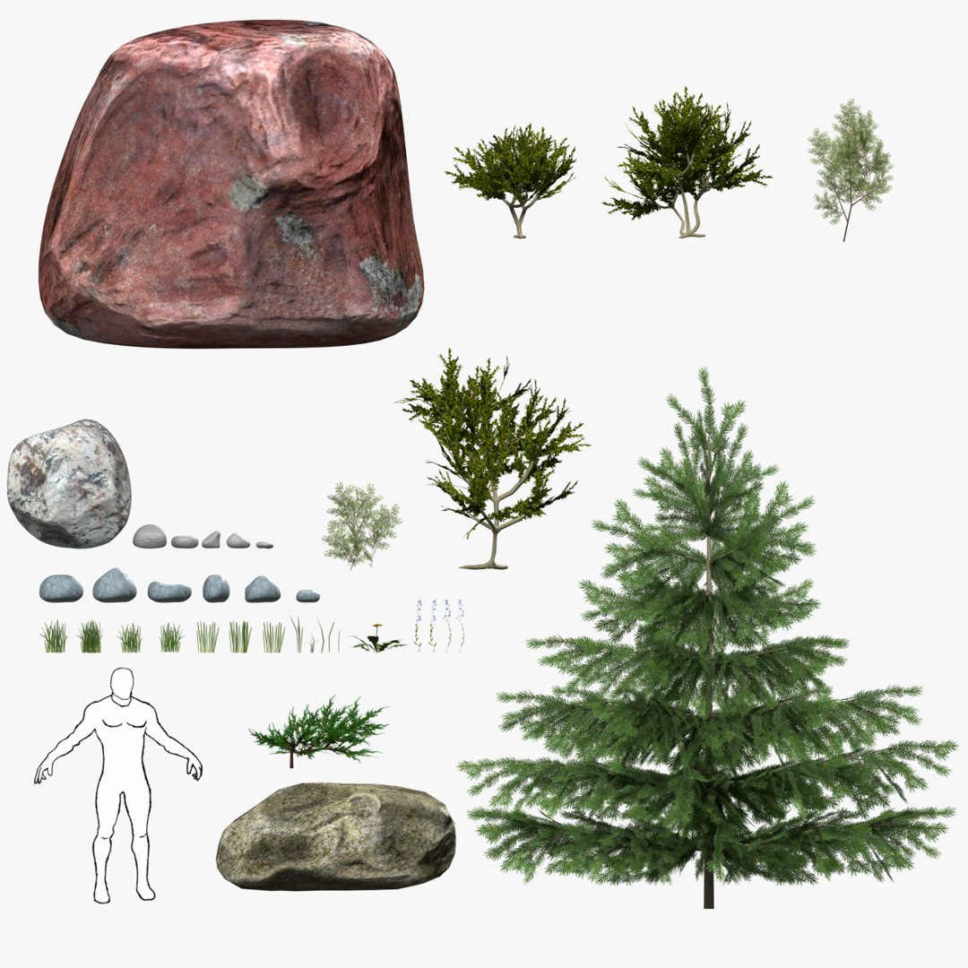 Grass Ue4 Pack 3D Model - TurboSquid 1225547