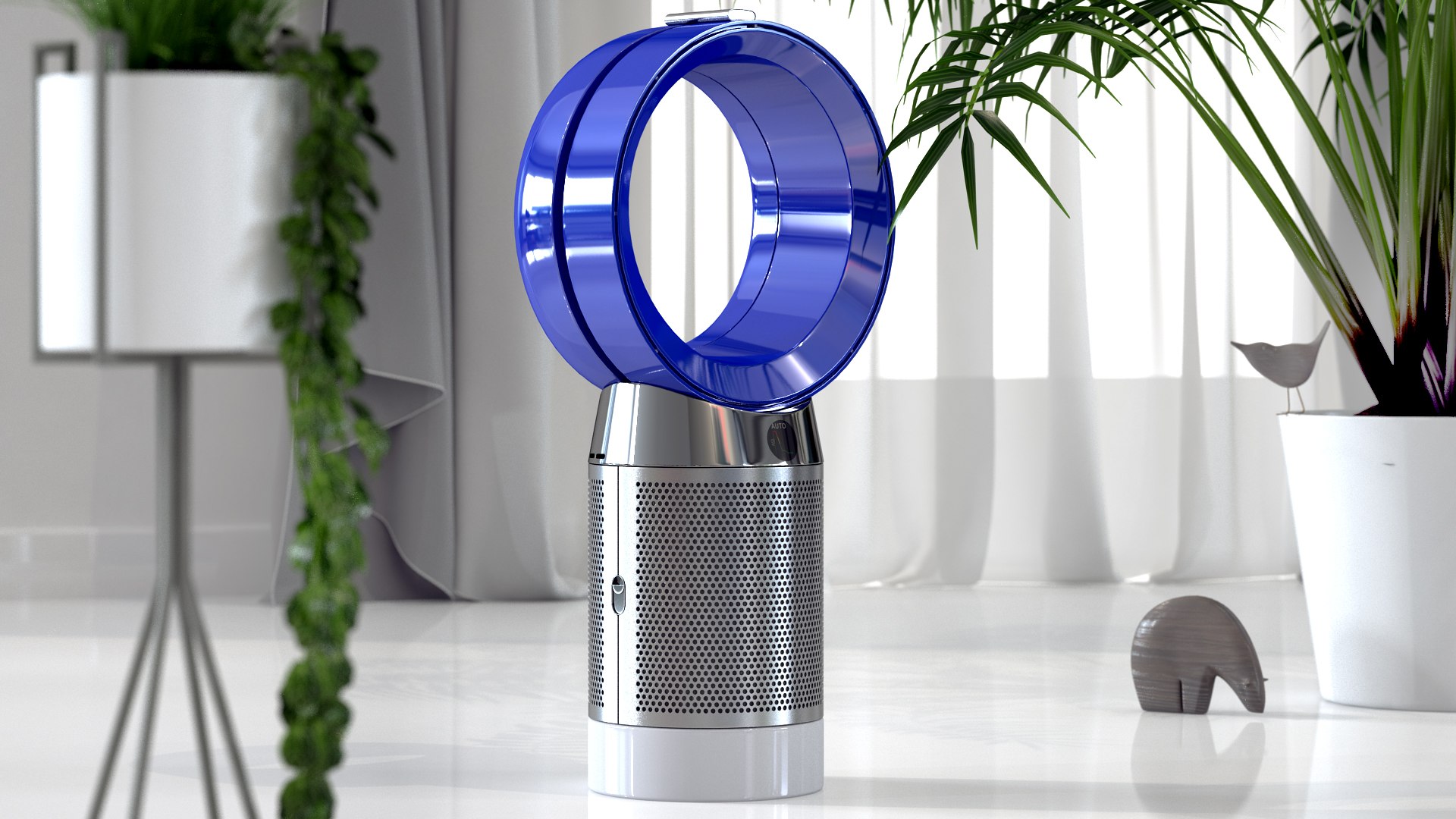 Bladeless Table Fan Model - TurboSquid 1601664