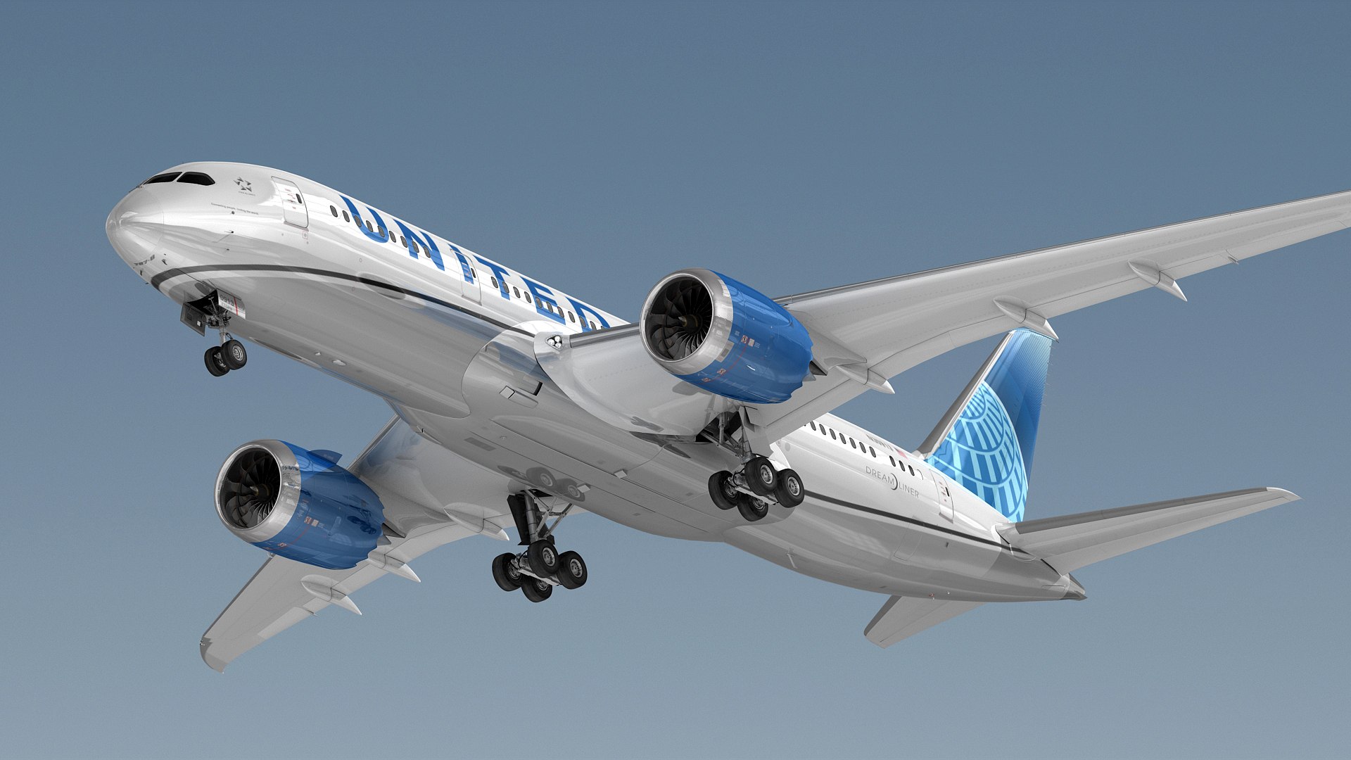 Boeing 787-8 United Airlines 3D Model - TurboSquid 2003527