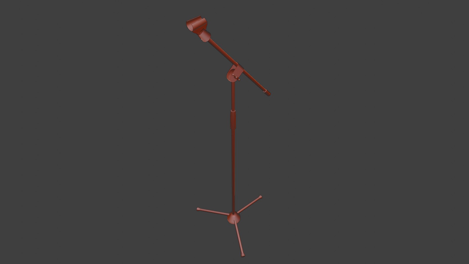 Microphone stand 3D model - TurboSquid 1791825