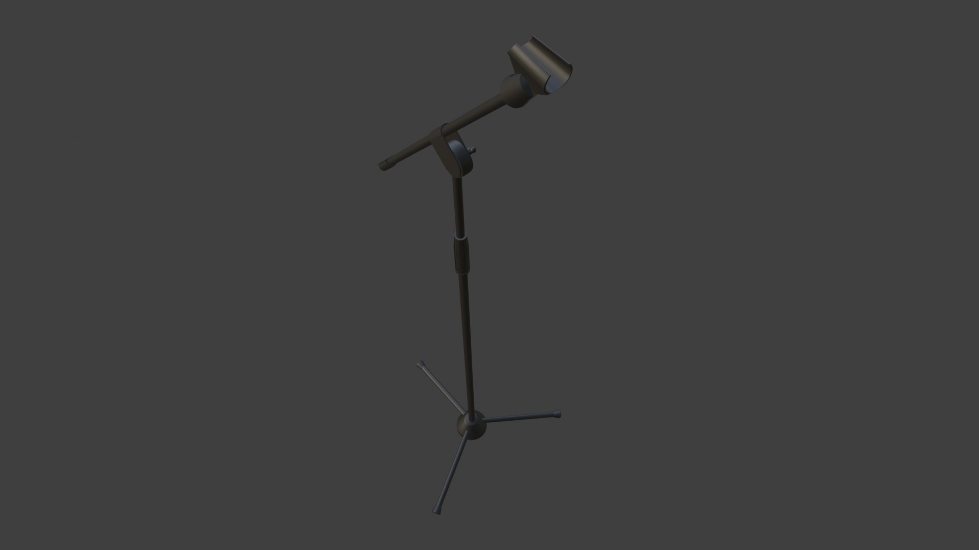 Microphone stand 3D model - TurboSquid 1791825
