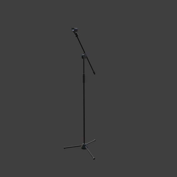 Microphone stand 3D model - TurboSquid 1791825