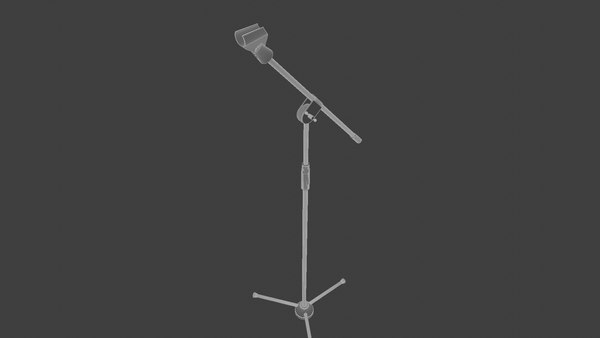 Microphone stand 3D model - TurboSquid 1791825