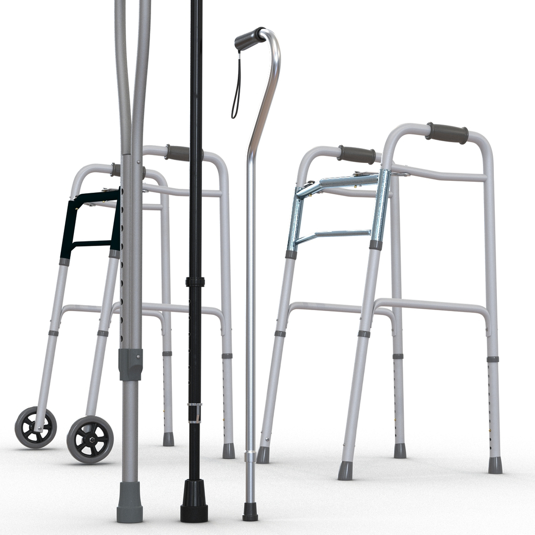 mobility aids 3d max