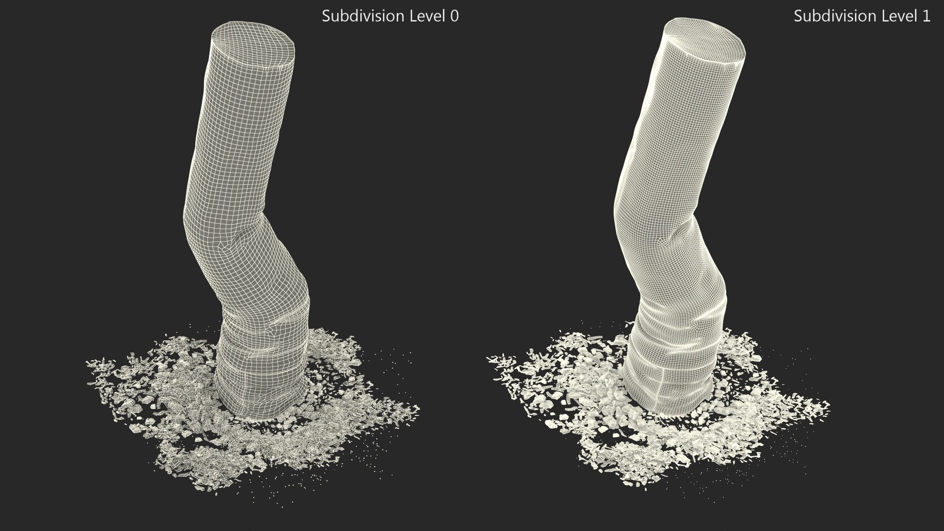 Extinguishing Cigarette Camel 3D Model - TurboSquid 2221919
