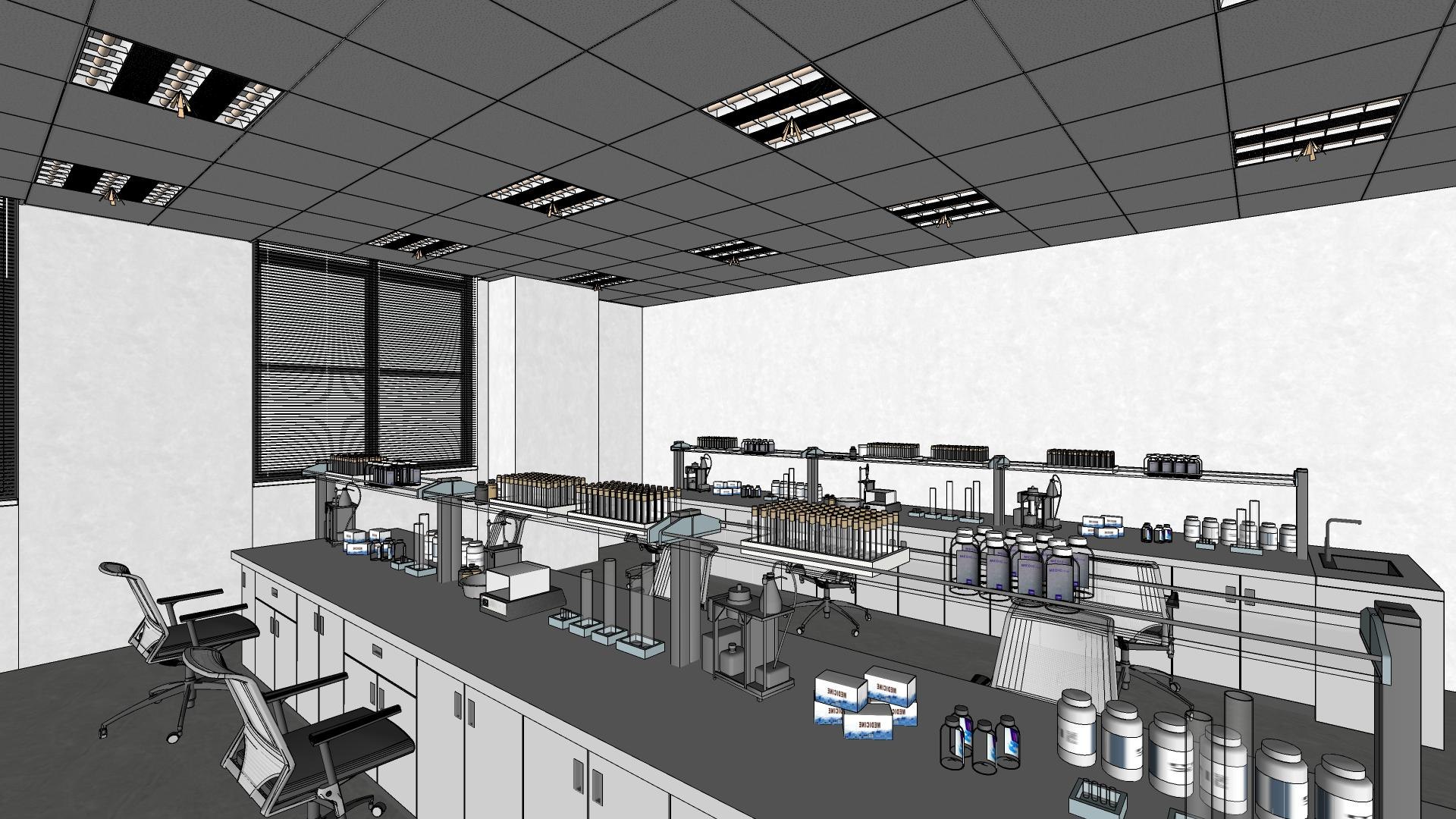 Laboratory 3D Model - TurboSquid 1962866