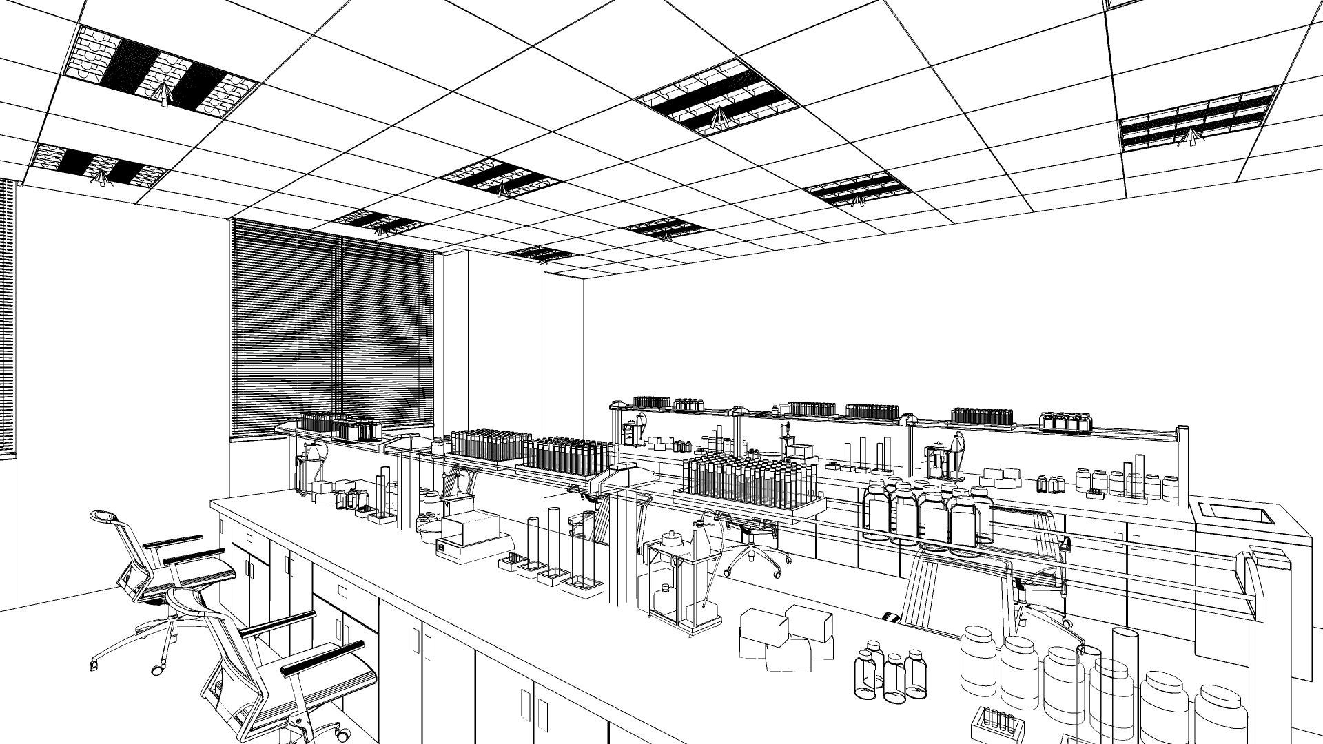 Laboratory 3D Model - TurboSquid 1962866