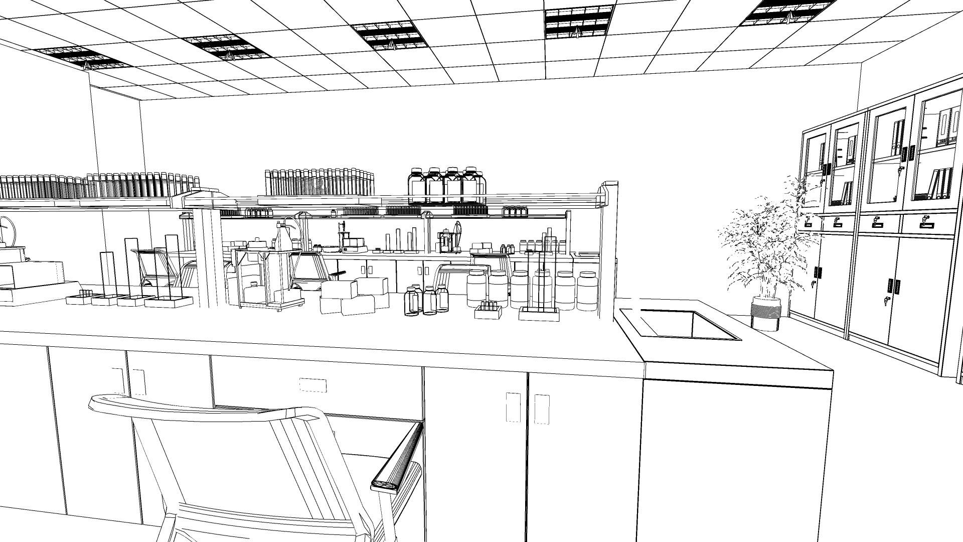 Laboratory 3D Model - TurboSquid 1962866