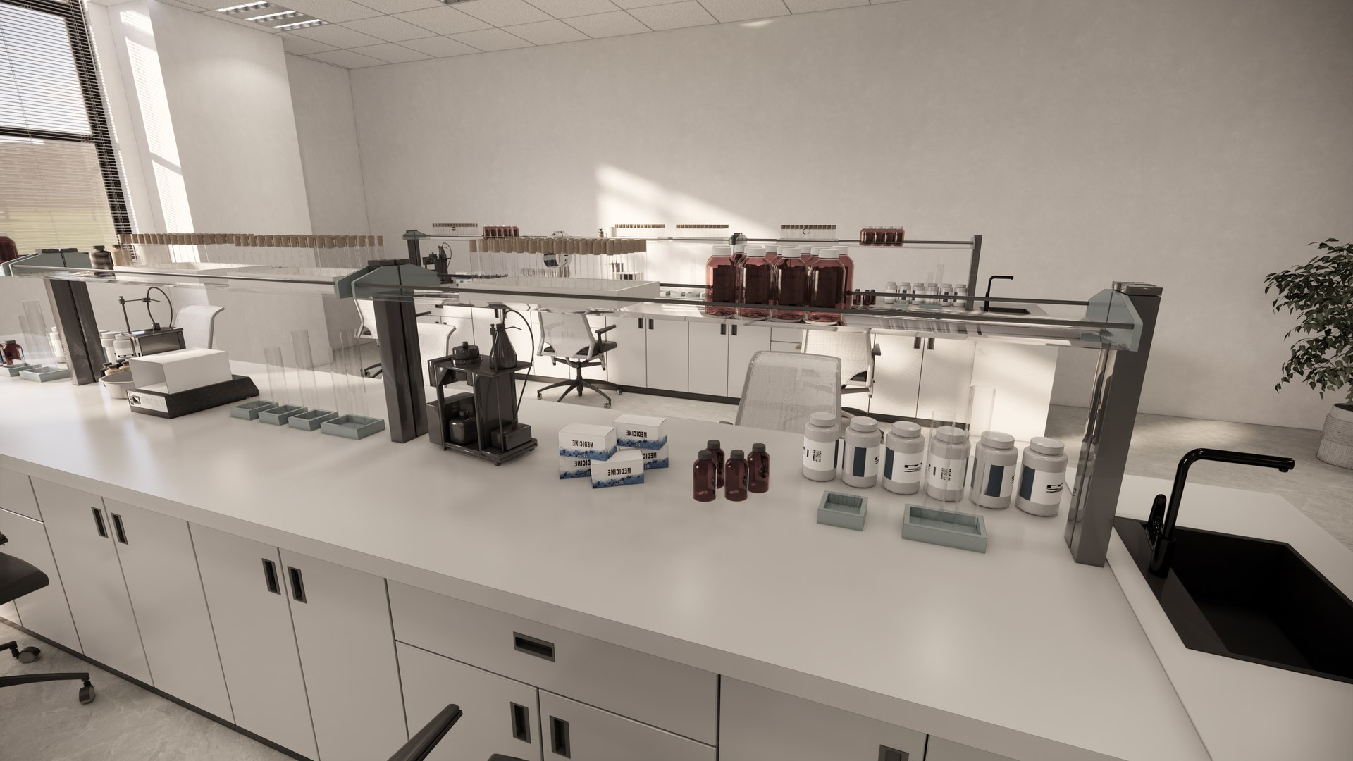 Laboratory 3D Model - TurboSquid 1962866