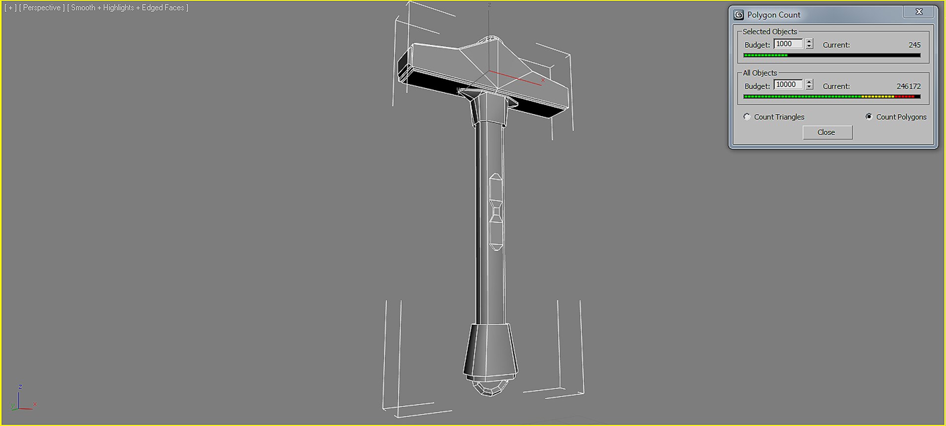 hammer cryengine 3d model