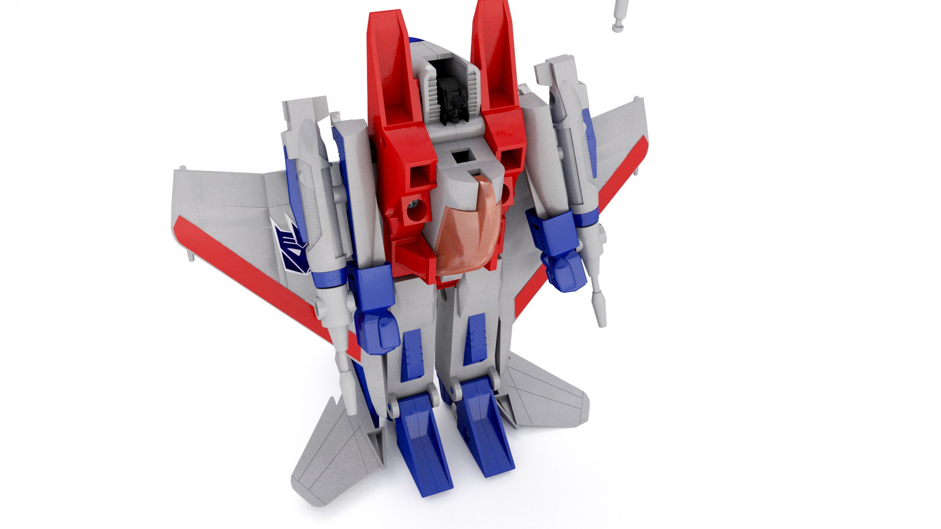 3D Starscream G1 toy - TurboSquid 2089678