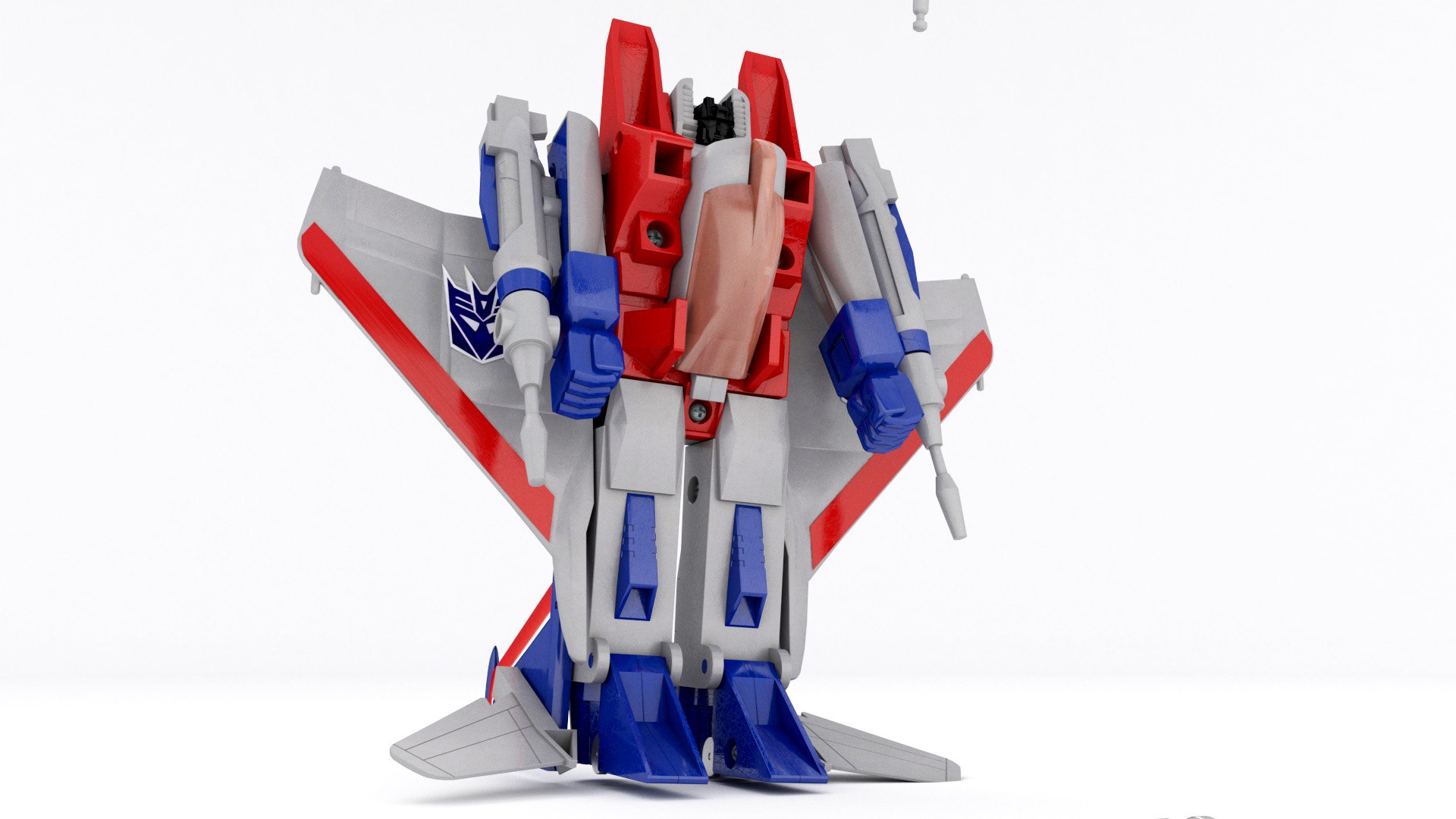 3D Starscream G1 toy - TurboSquid 2089678