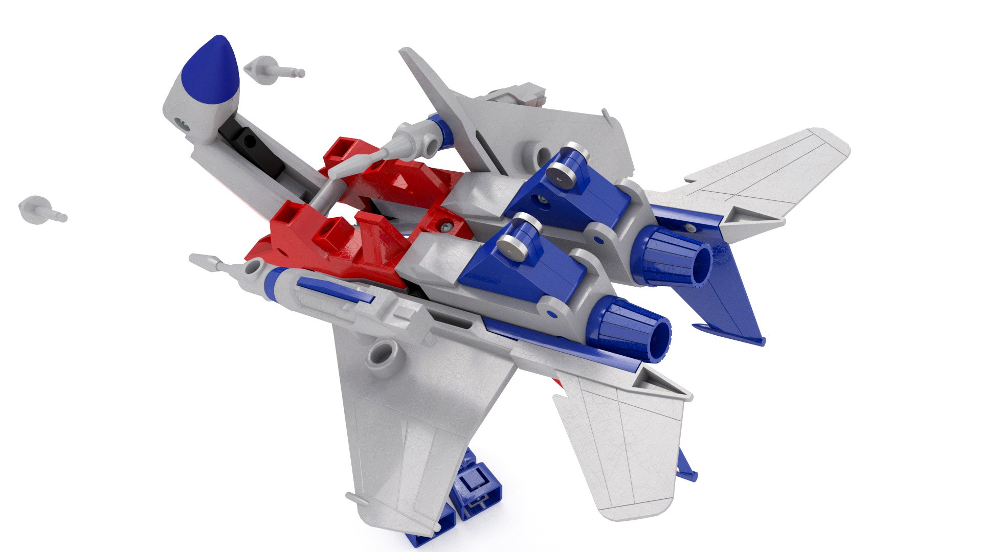3D Starscream G1 toy - TurboSquid 2089678