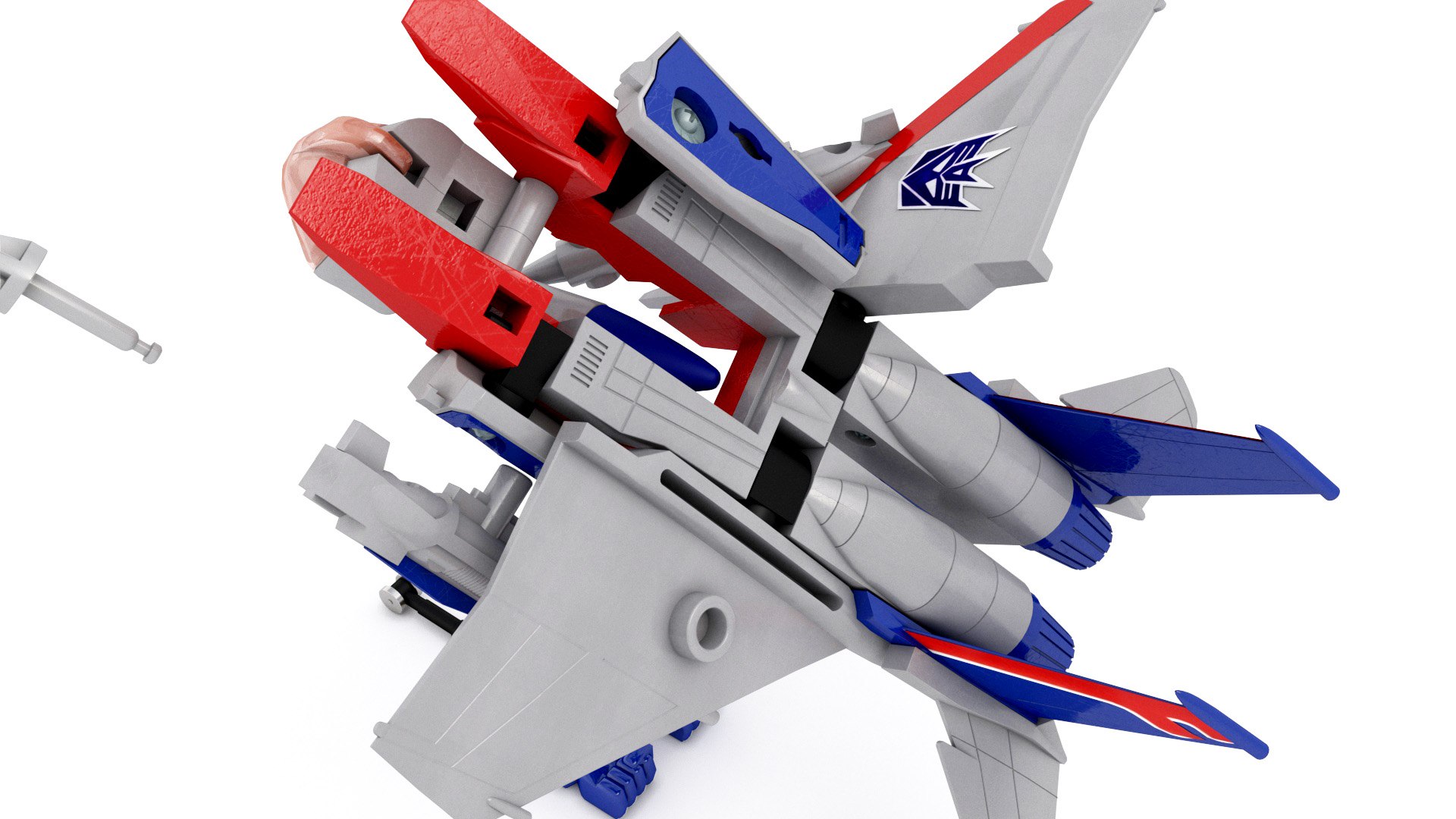 3D Starscream G1 toy - TurboSquid 2089678