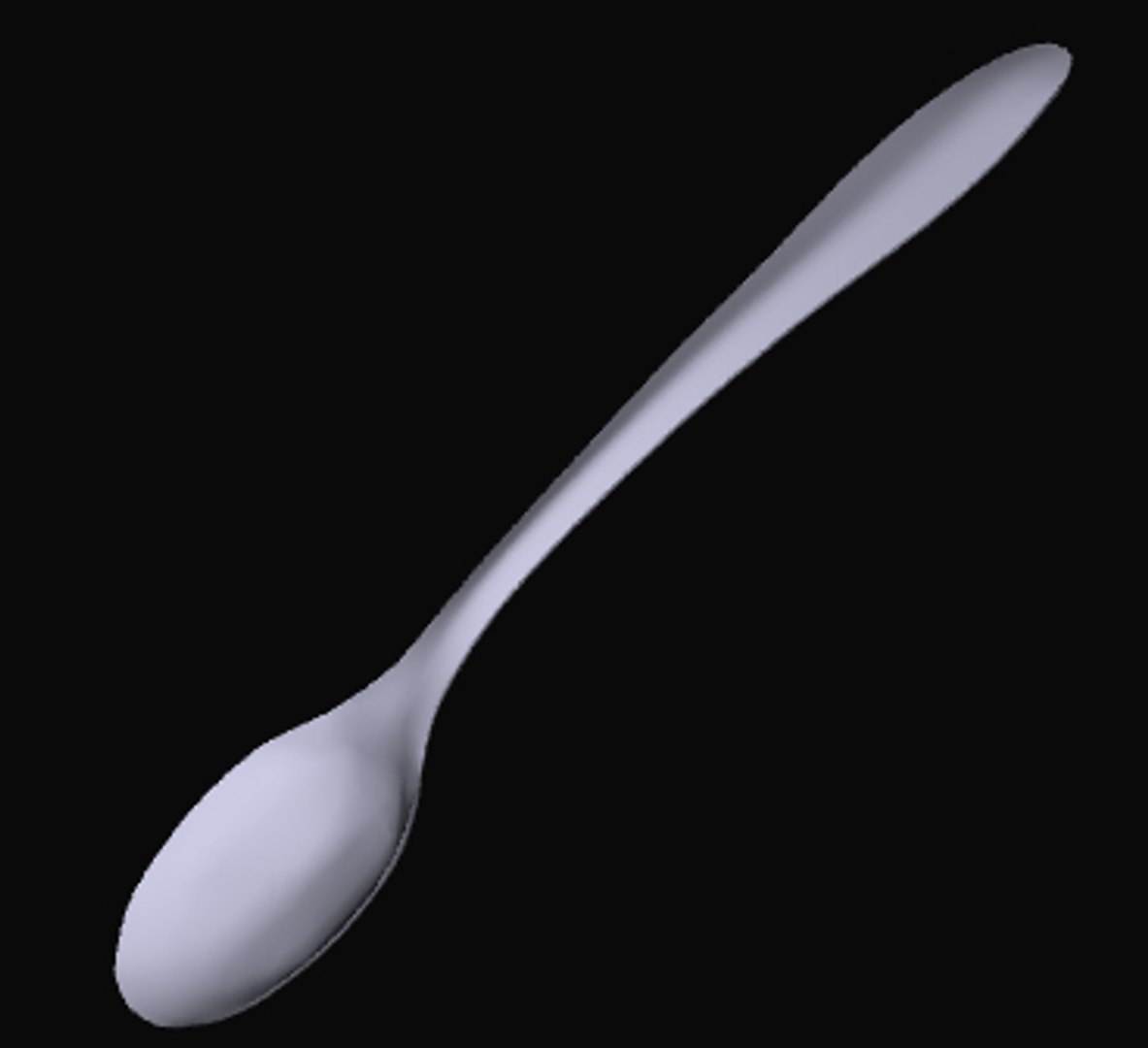 Free Spoon Silverware 3d Model