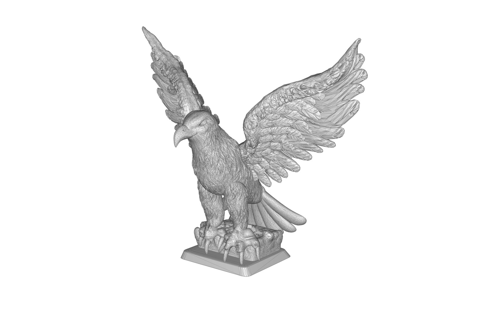 3D Model Eagle Statue - TurboSquid 2245129