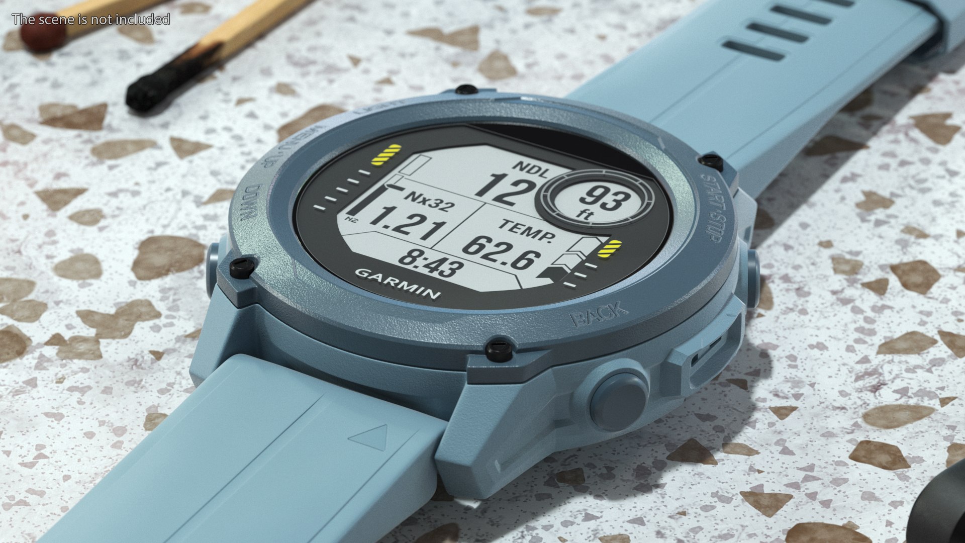 3D Wrist Dive Computer Garmin Descent G1 - TurboSquid 2113787