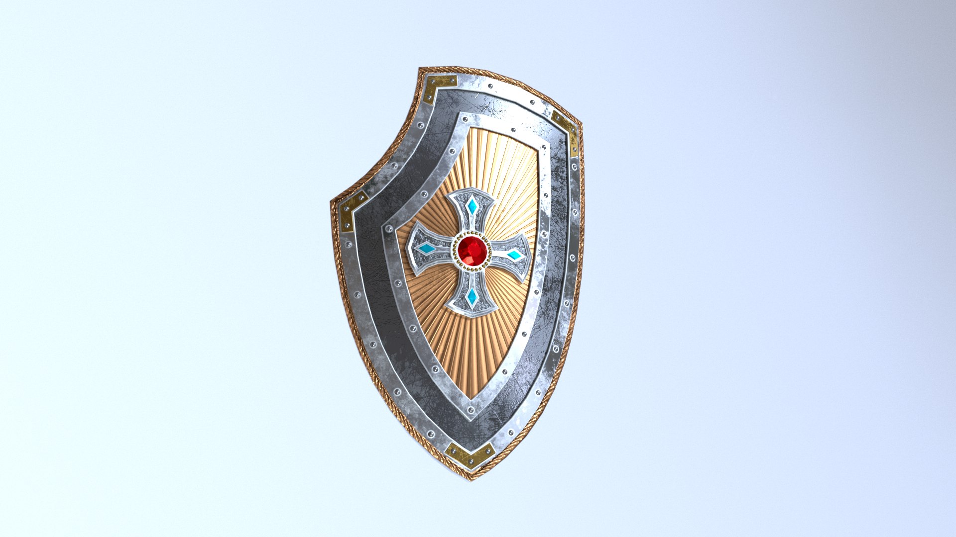 Knight Shield Model - TurboSquid 1772576