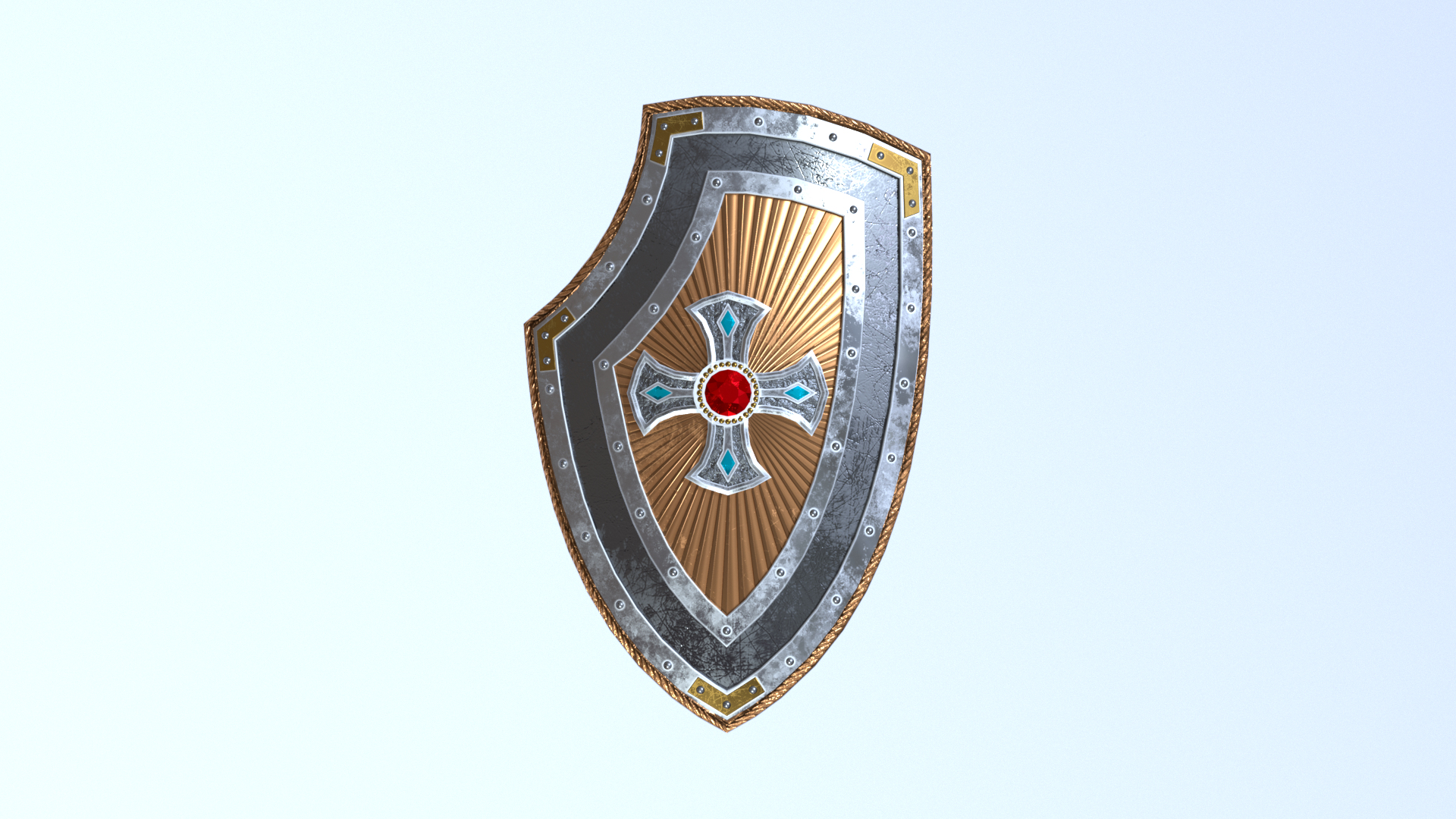 Knight Shield Model - TurboSquid 1772576