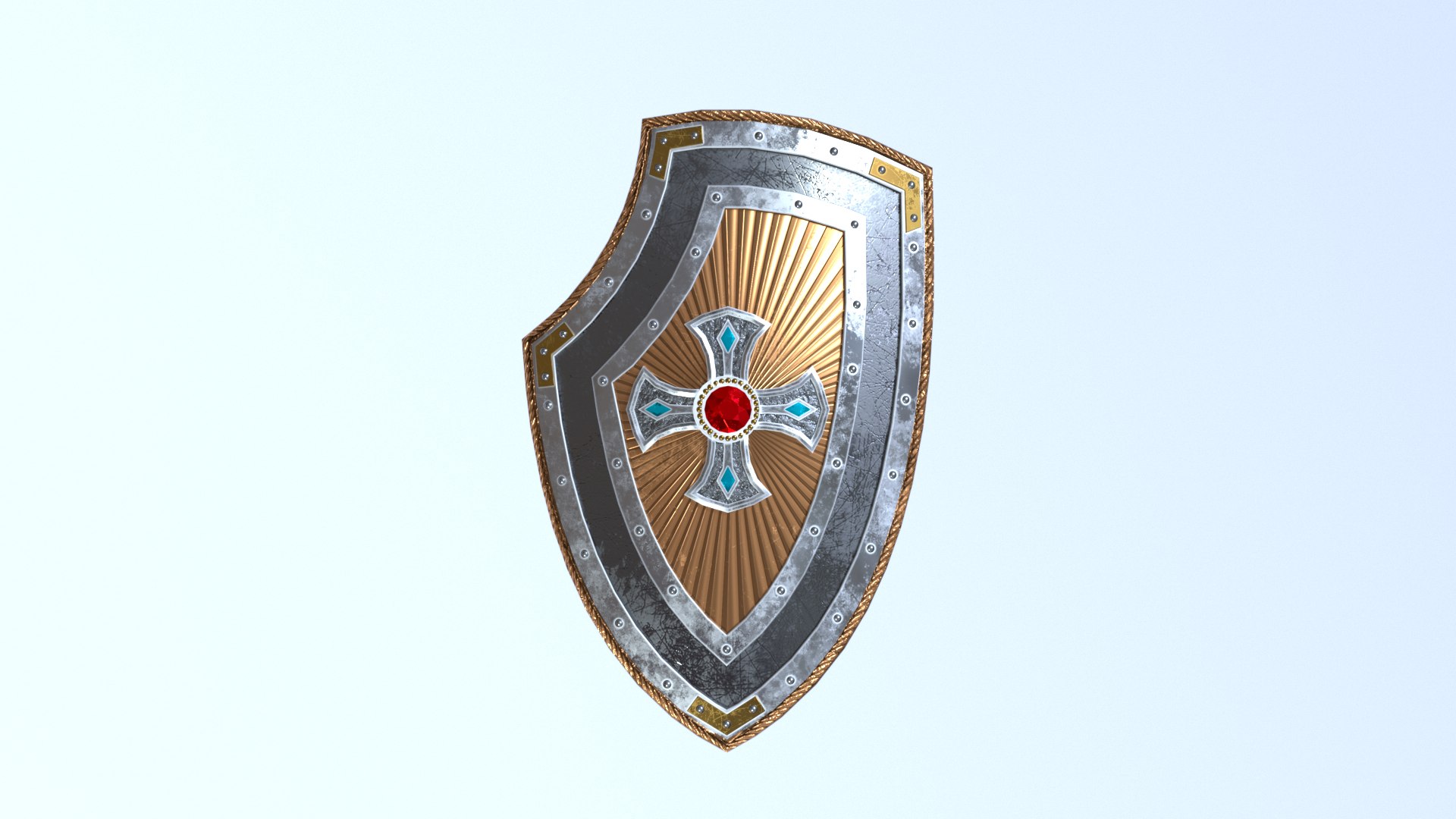 Knight Shield Model - TurboSquid 1772576