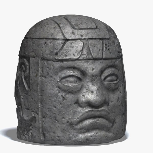 olmec statue 3d model