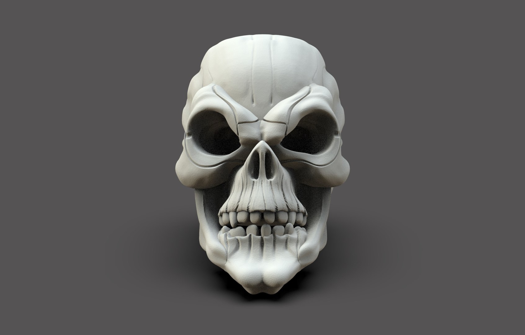 Evil Skull 3D Model - TurboSquid 2301882