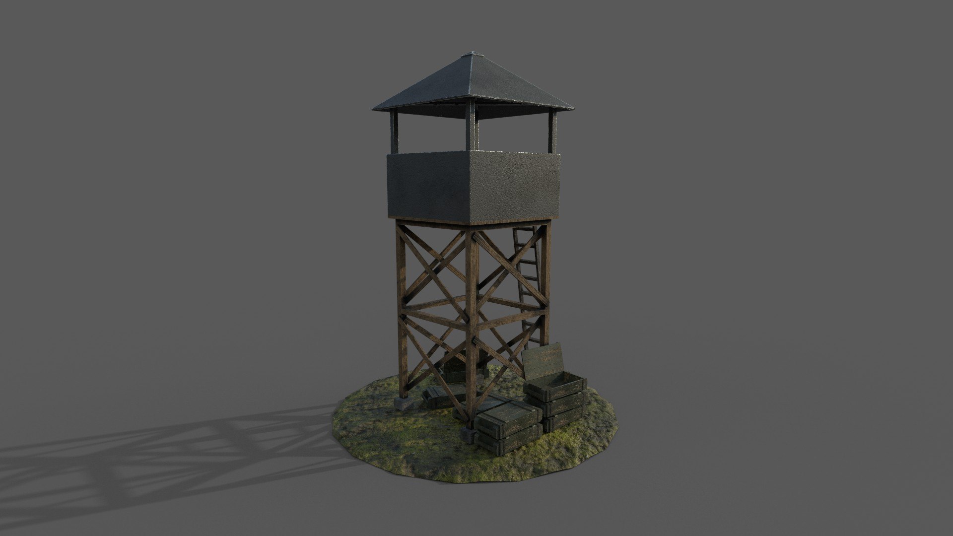 Watchtower 3D Model - TurboSquid 1260448