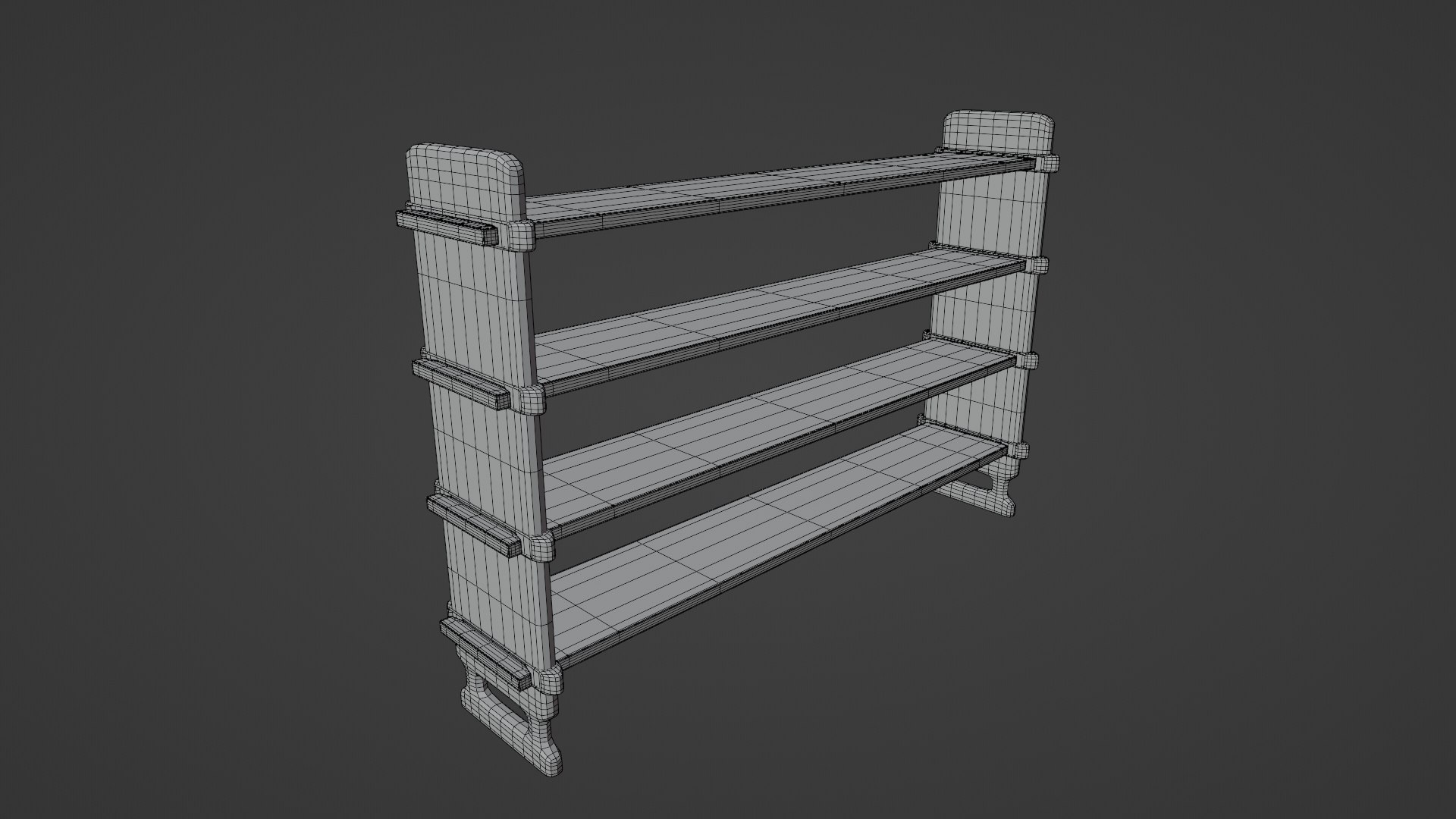3D Old Item Rack Model - TurboSquid 2036470