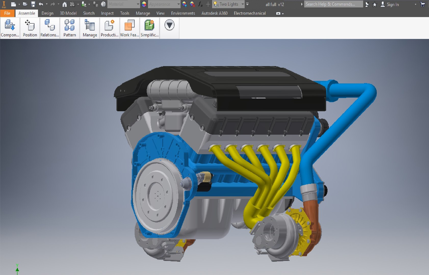 modelo 3d V12 engines crankshaft 3d model - TurboSquid 2013803