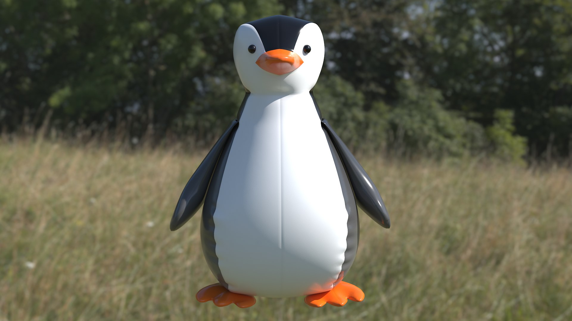Inflatable Penguin 3D Model - TurboSquid 1996423