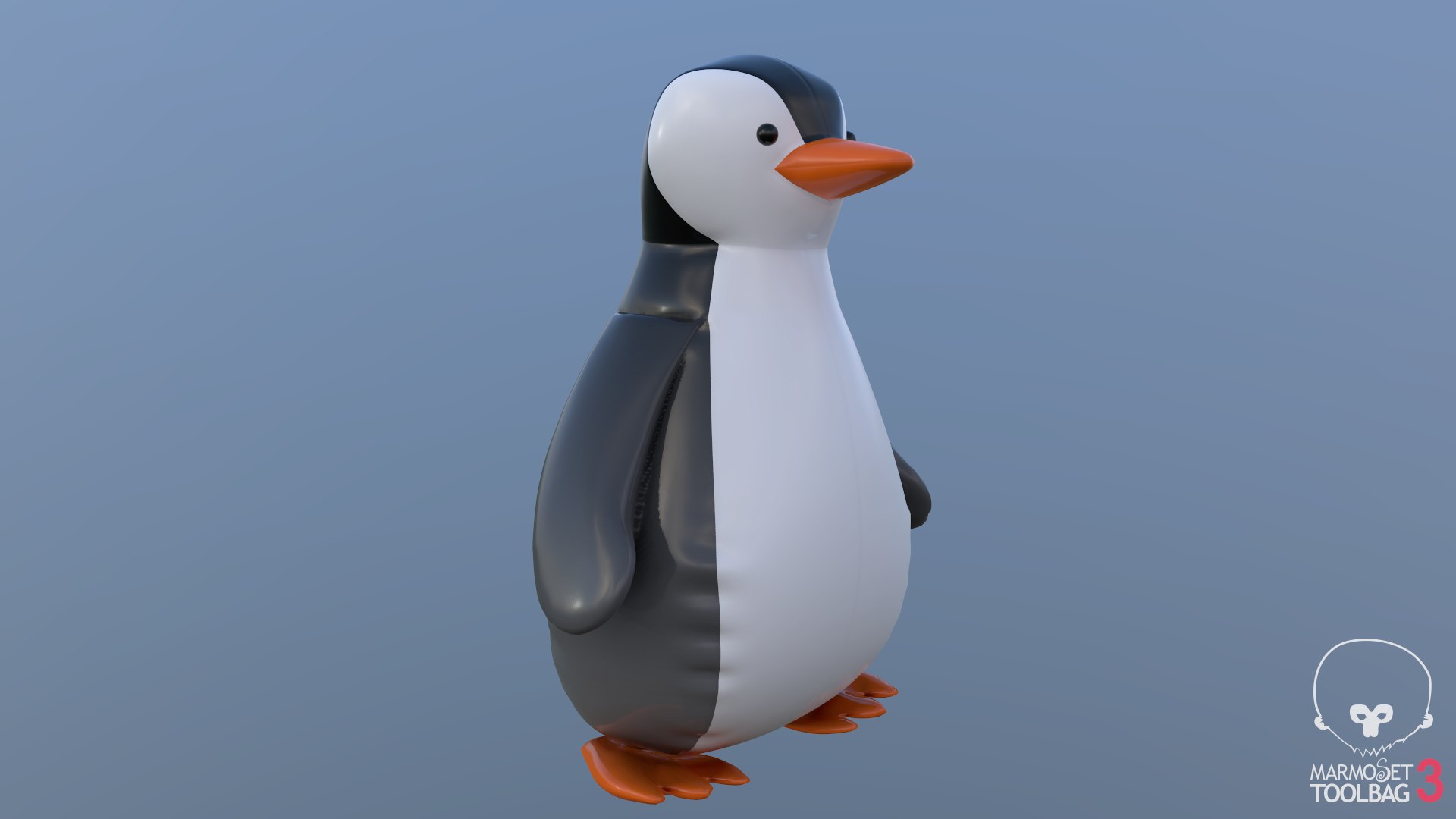 Inflatable Penguin 3D Model - TurboSquid 1996423