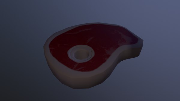 3D Low Poly Steak model - TurboSquid 2005604