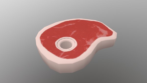 3D Low Poly Steak model - TurboSquid 2005604