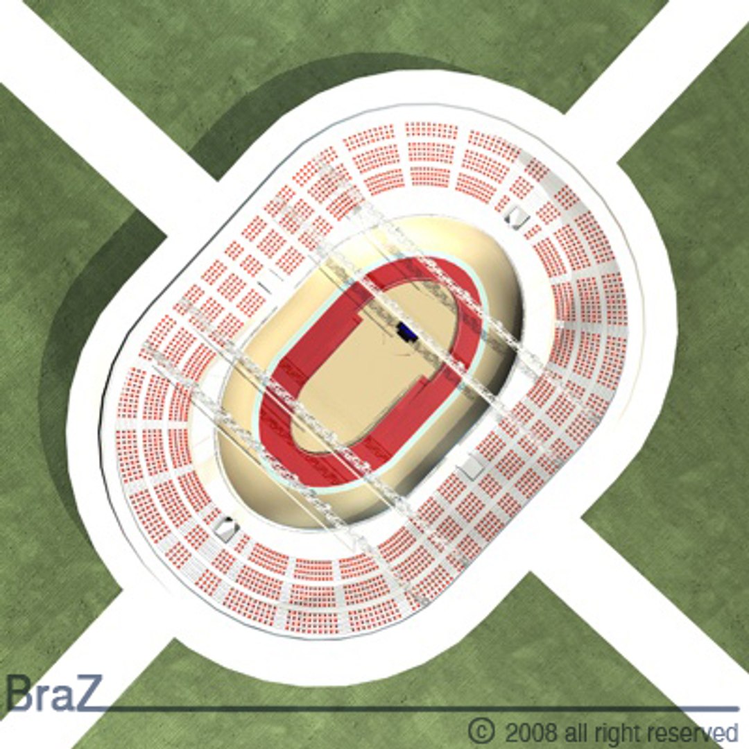 3d model velodrome bicycle racing