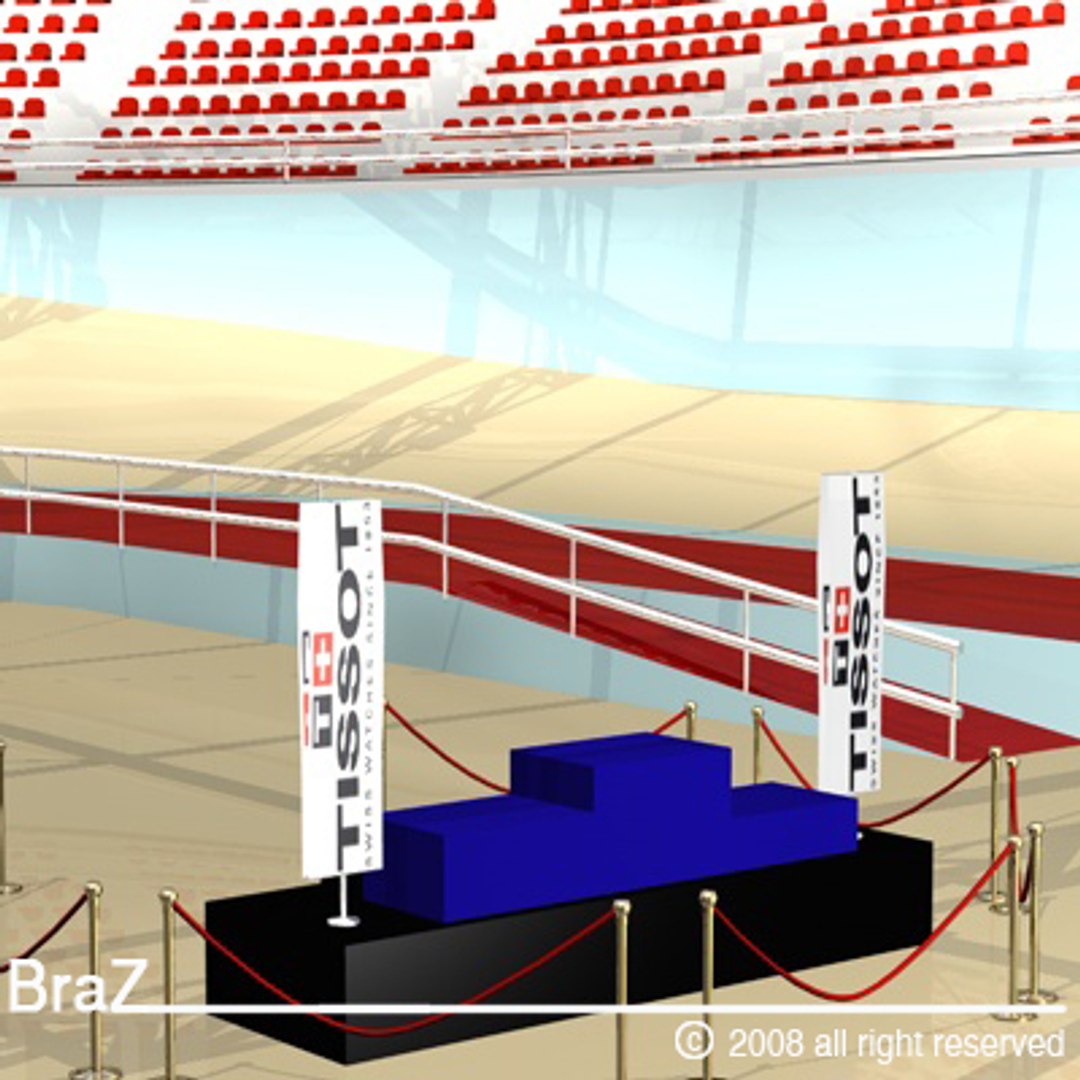 3d model velodrome bicycle racing