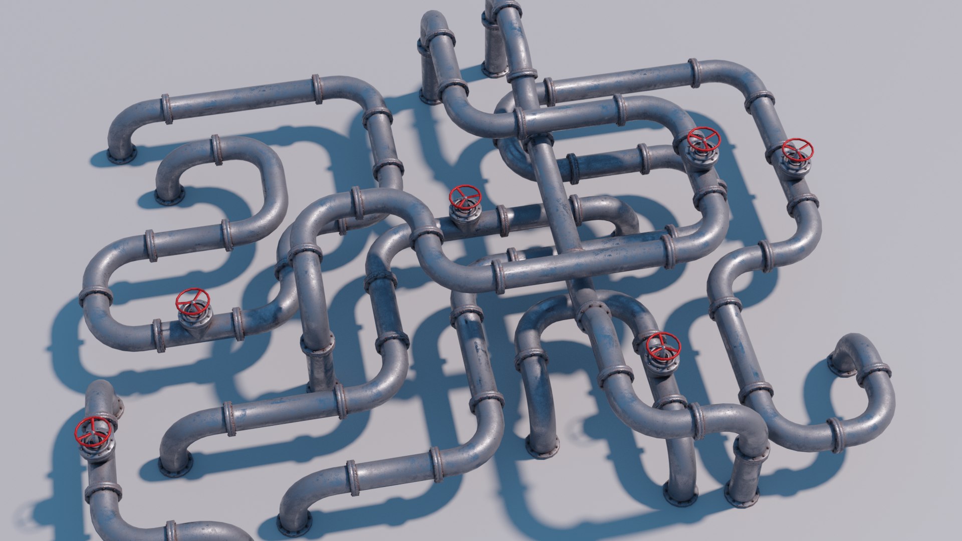 3D Modular Pipes Set Model - TurboSquid 1757067