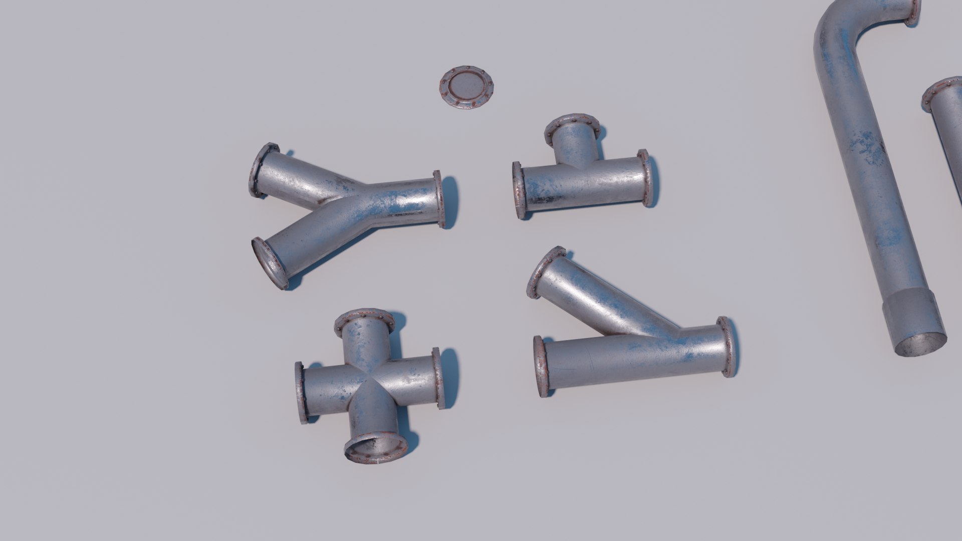 3D Modular Pipes Set Model - TurboSquid 1757067