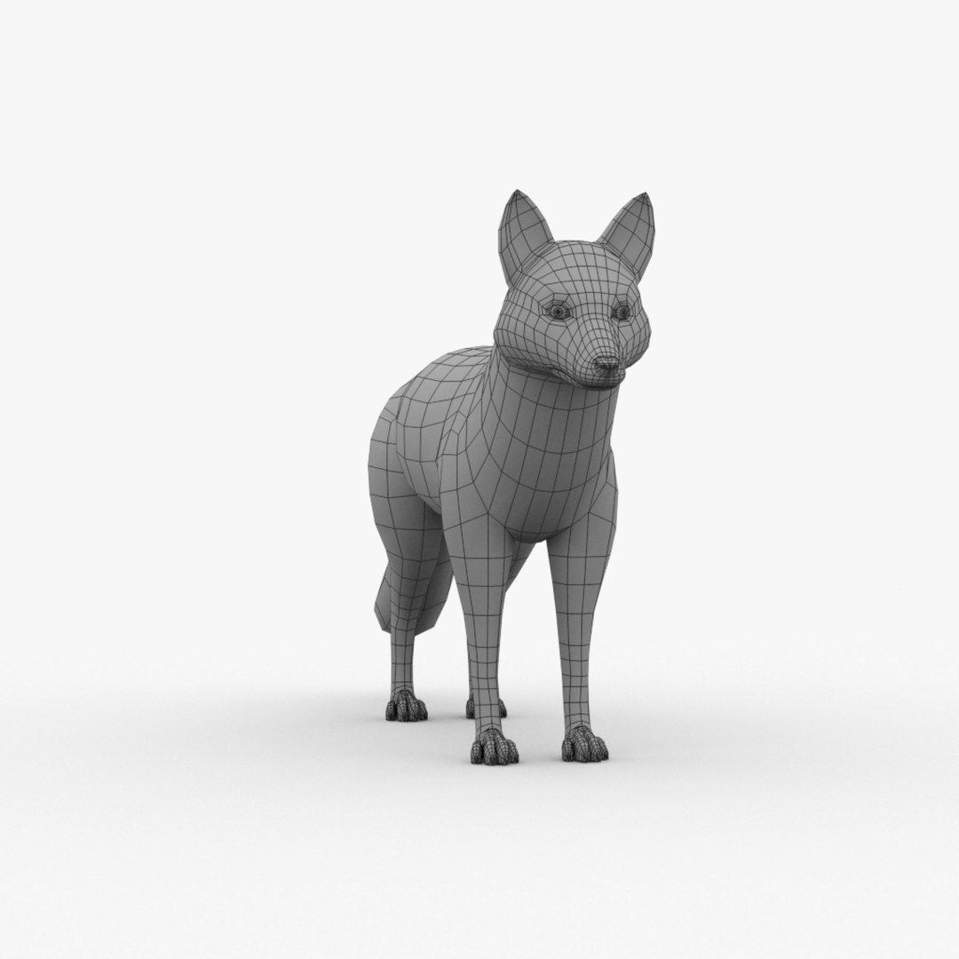 modelo 3d fox basemesh - TurboSquid 2006917