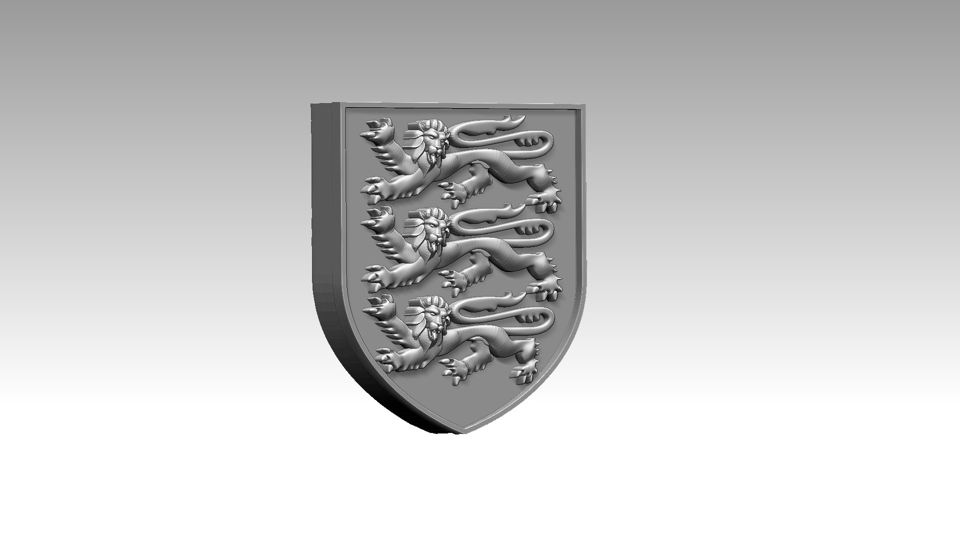 Coat Of Arms Of England 3D - TurboSquid 2145024