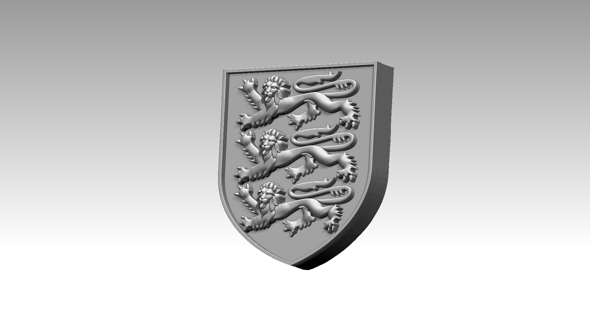Coat Of Arms Of England 3D - TurboSquid 2145024