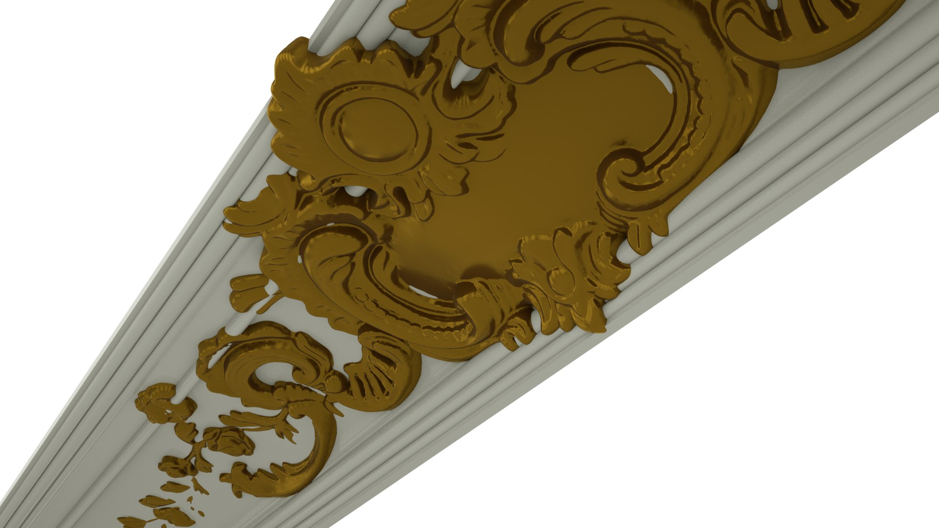 3D Patterned Cornices Model - TurboSquid 1416431