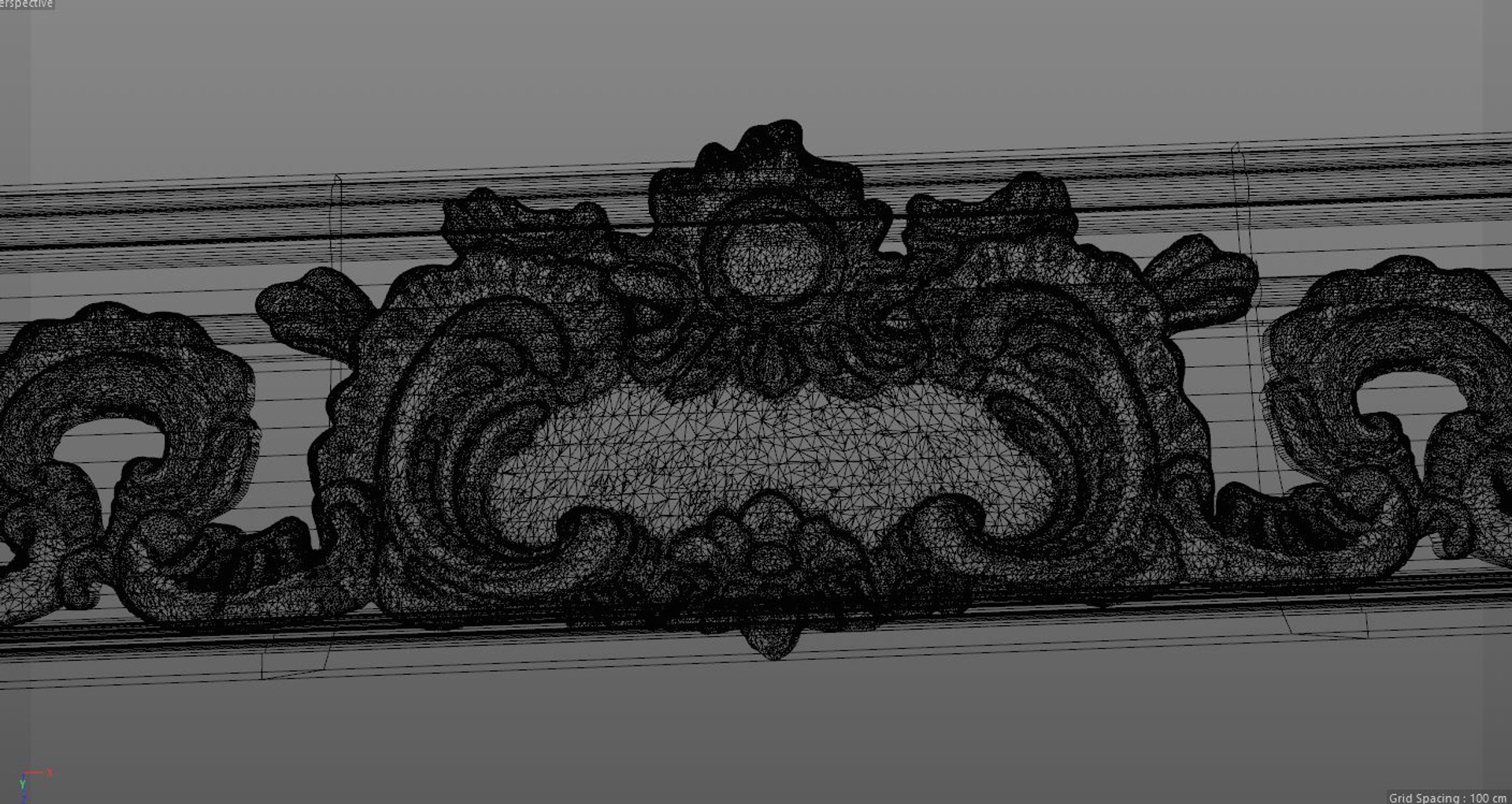 3D Patterned Cornices Model - TurboSquid 1416431