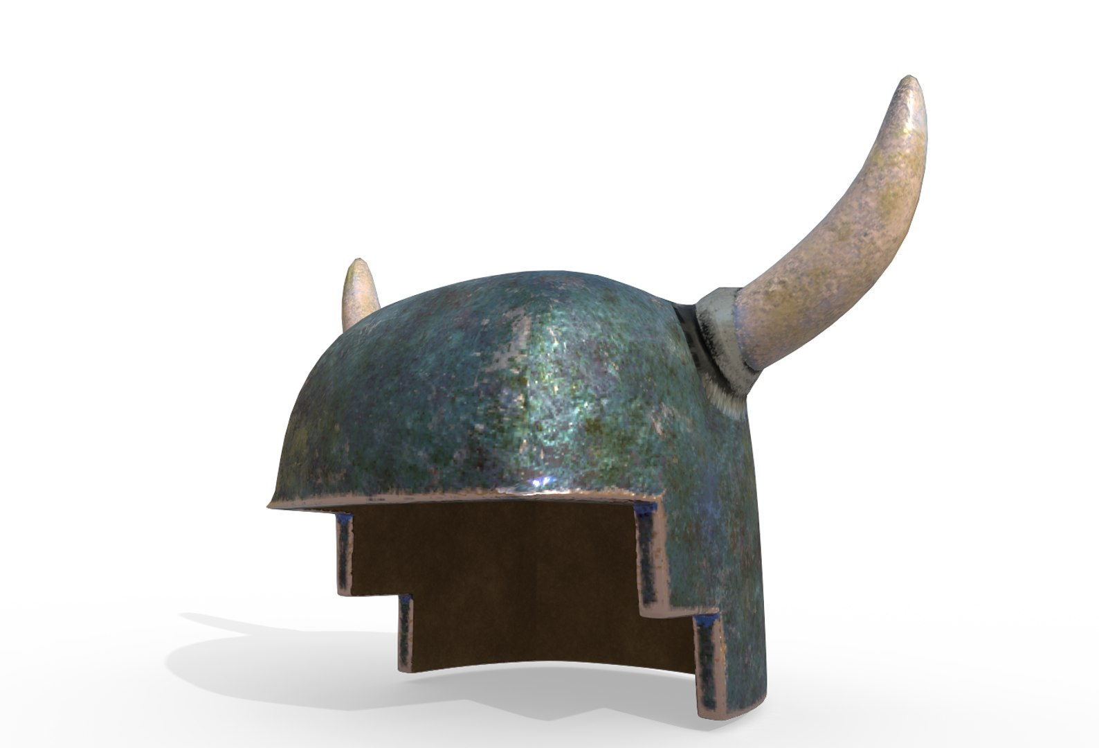 Horned Viking Helmet Model - TurboSquid 1519964