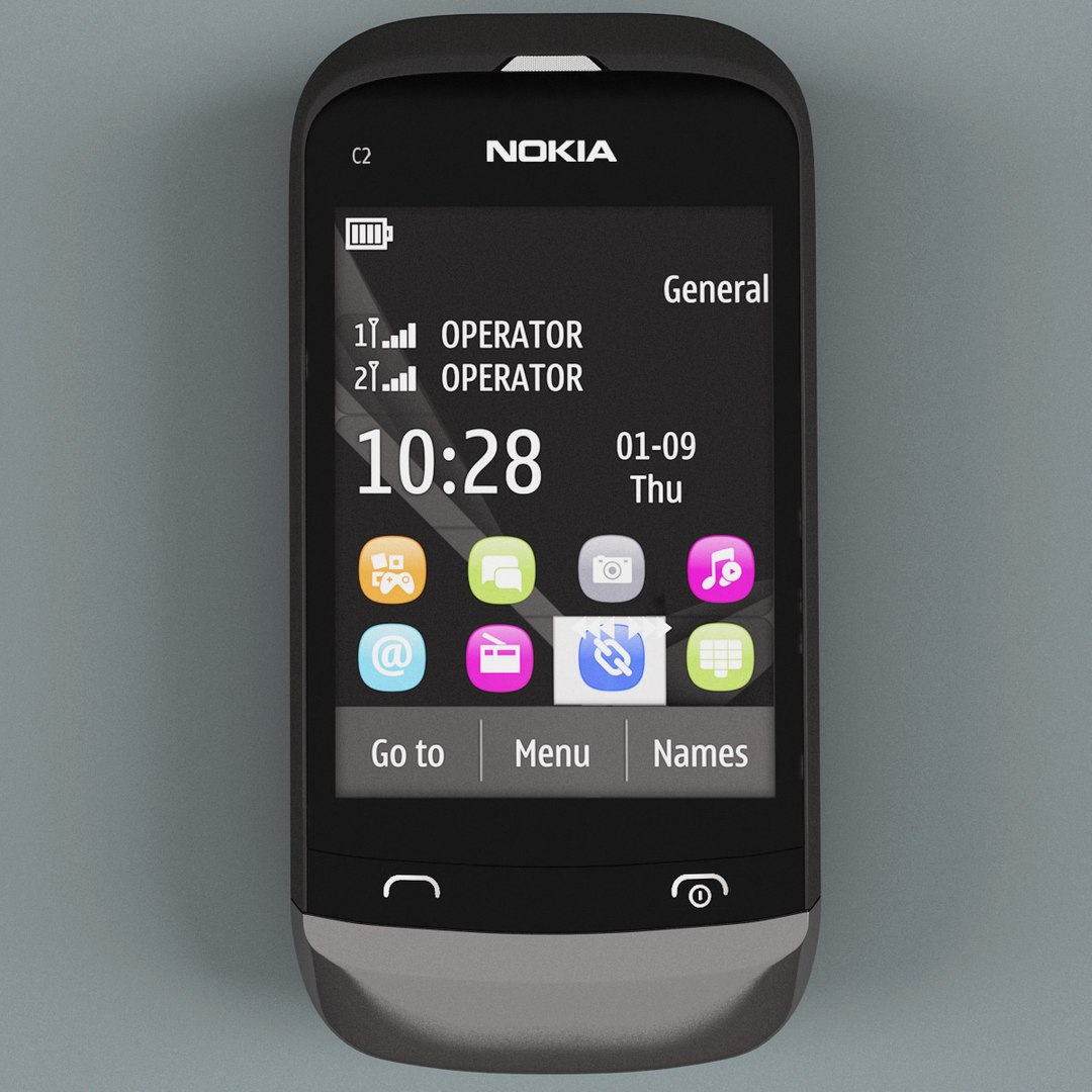 3d Model Nokia C2-06