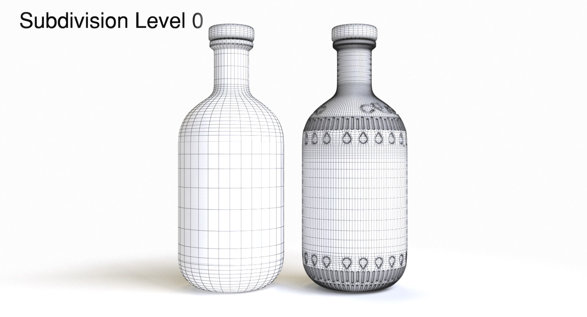 3D model tequila bottles bozal - TurboSquid 1478171