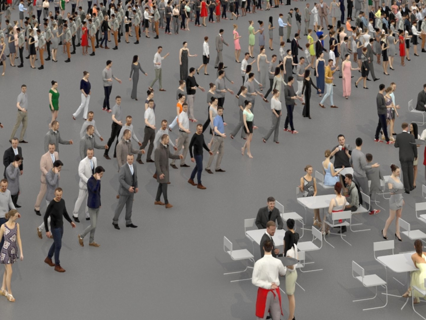 3D model ultimate speed crowds people - TurboSquid 1463426