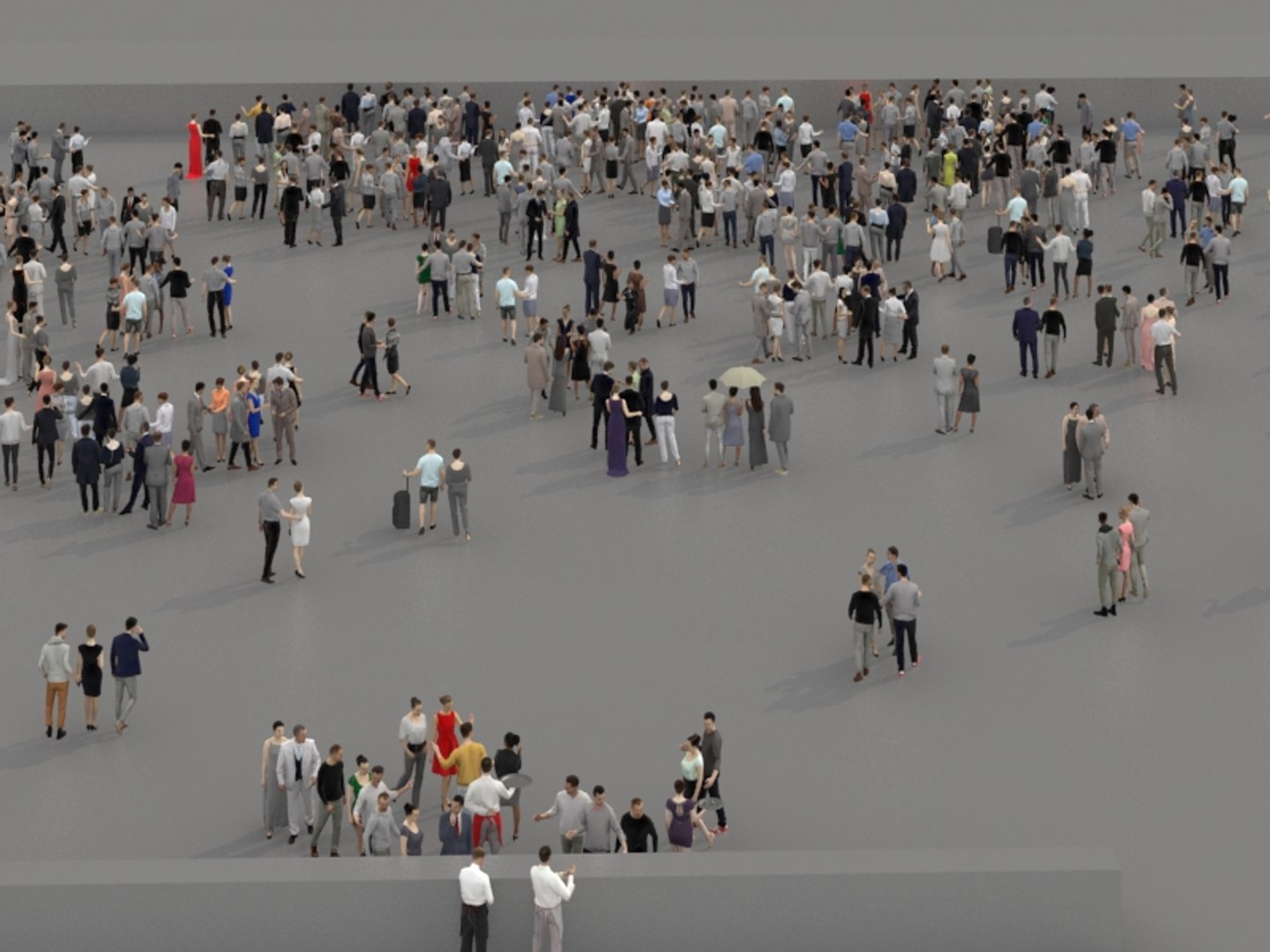 3D model ultimate speed crowds people - TurboSquid 1463426