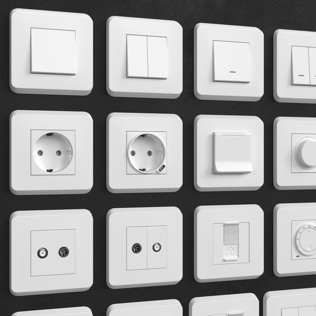 3D Model Schneider New Unica Pro Max 2020 Vray - TurboSquid 2169677