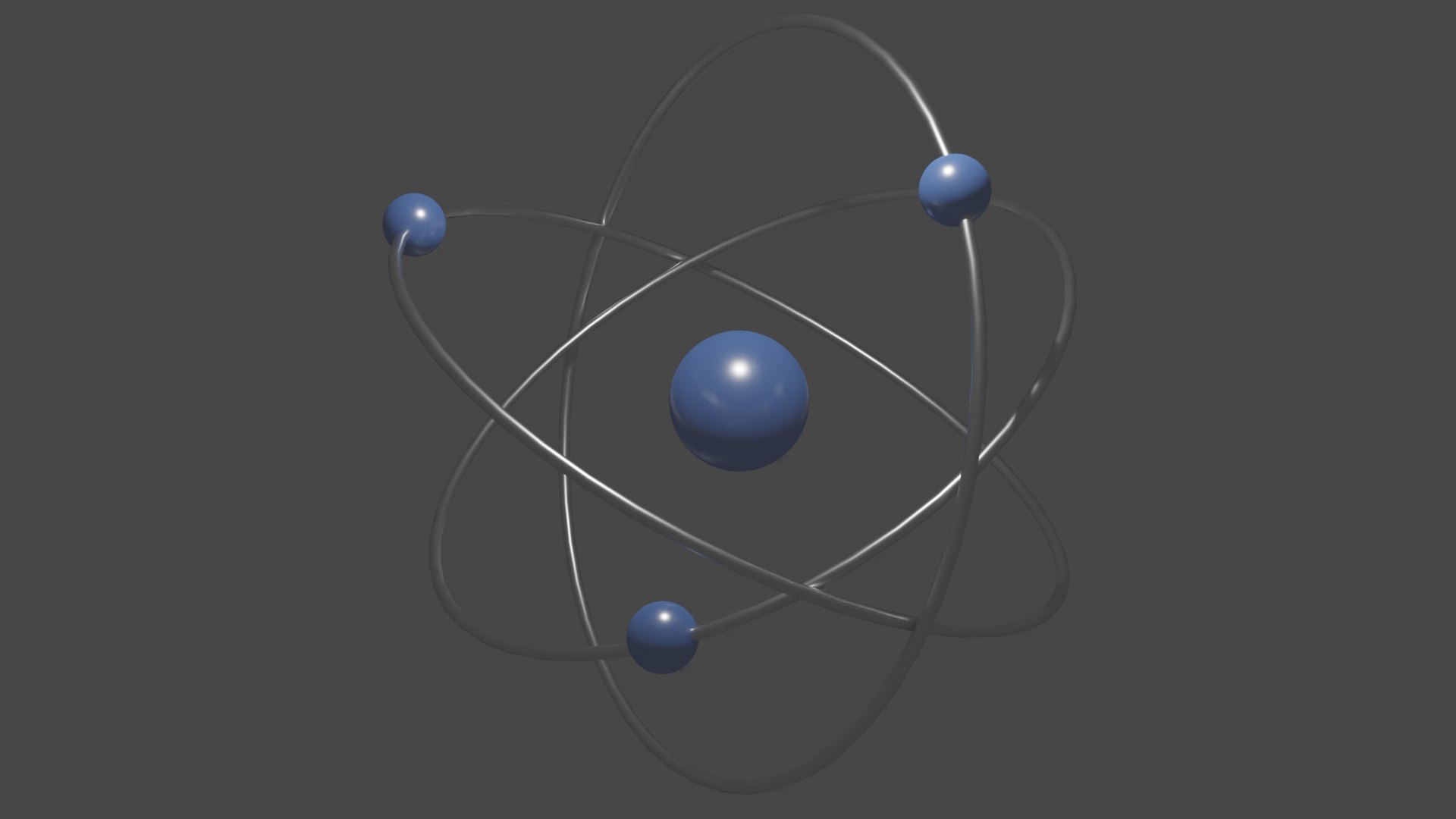 3D Orbital Model Of Atom - TurboSquid 1860345
