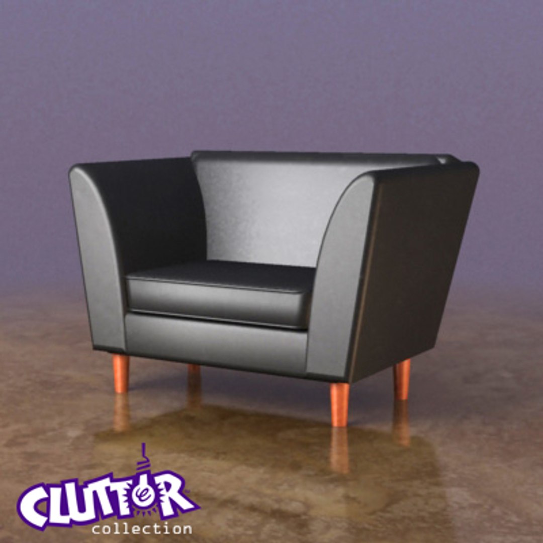 Reading Chair 3d Model